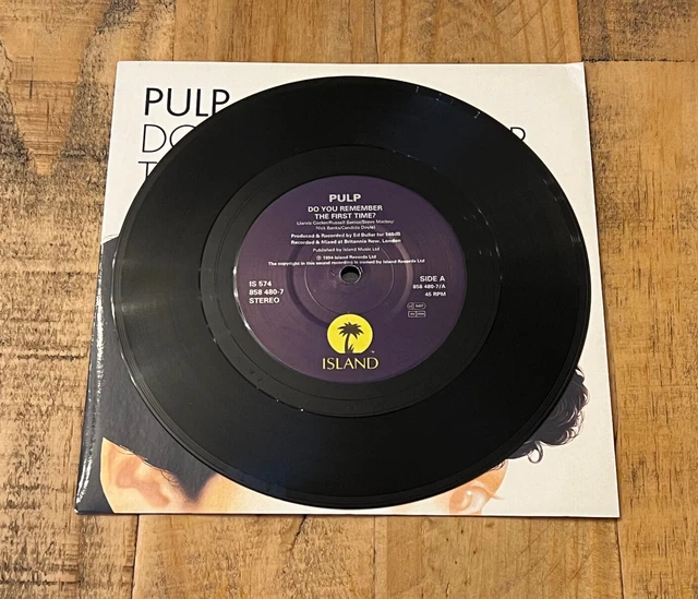 PULP - DO You Remember The First Time? UK 7" Vinyl 1994 Paper Labels ...