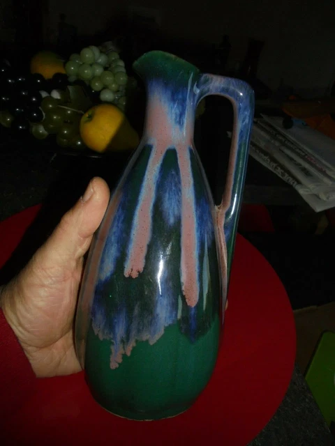 ANCIEN PICHET À Huile d'Olive Style Vallauris déco Jaspé EUR 10,00 - PicClick FR