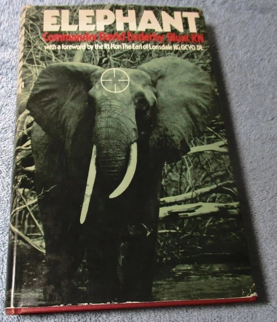 ELEFANTE COMANDANTE DAVID Blunt Africano Cacciatore Elephants Caccia ...
