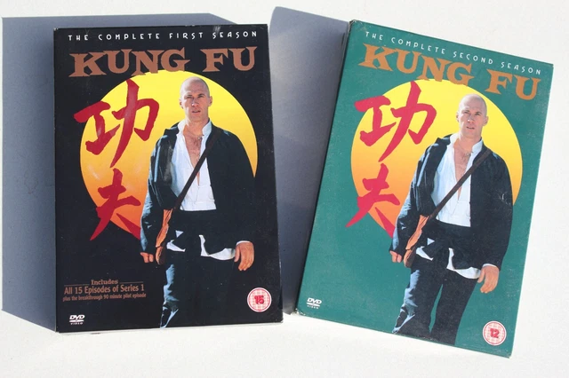 KUNG FU COMPLETE First & Second Season DVD Box Sets David Carradine ...