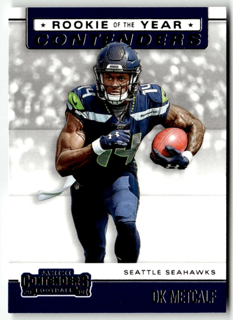 PANINI 2019 CONTENDERS NFL No. RYA-DM DK Metcalf Novato Del Año ...