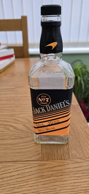 JACK DANIELS MCLAREN 2024 Limited Edition Empty 70cl Bottle £5.00 ...