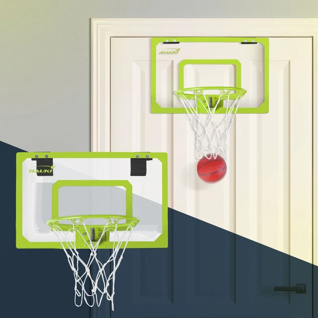 CANESTRO DA BASKET portatile tabellone da parete/porta 58x40cm verde ...