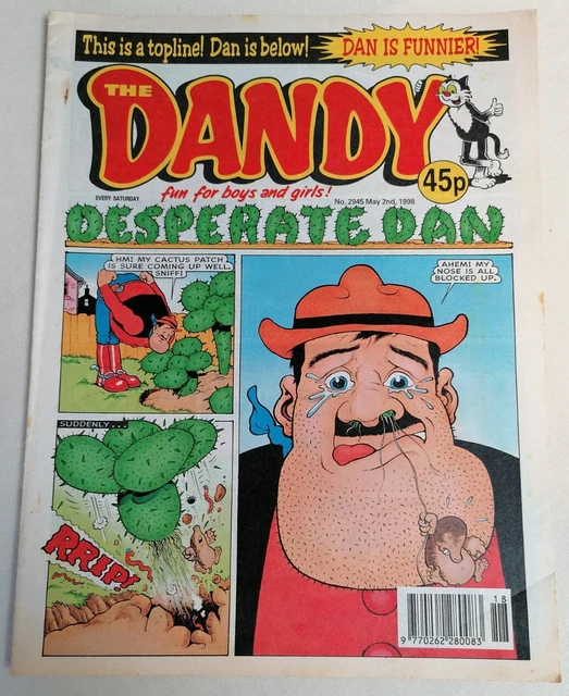 COMIC - VINTAGE British Comic The Dandy Fun For Boys & Girls No. #2945 ...