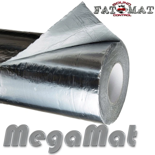 75 SQ.FT FATMAT MEGAMAT SILVER Ultimat Sound Heat Deadening Car/Van ...