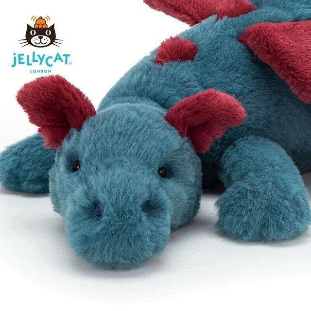 JELLYCAT LARGE DEXTER Dragon Stuffed Animal,Mythical Plush Toy Gifts /w ...