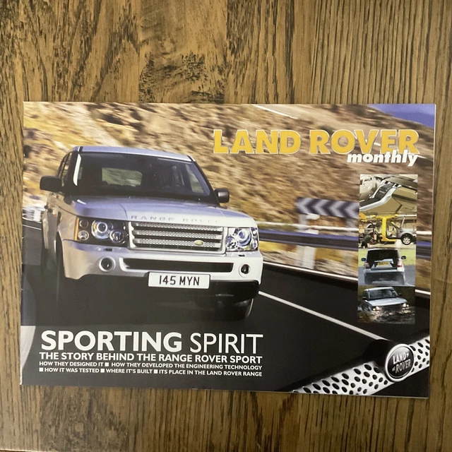 2005 LAND RANGE Rover Sport Launch Official Monthly Brochure Rare EUR ...