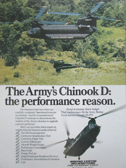 Ch 47D Chinook Helicopter FOR SALE! - PicClick UK