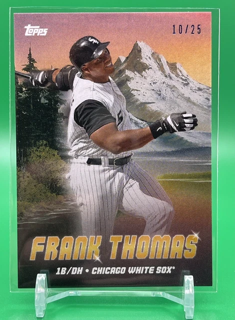 2023 TOPPS X Bob Ross The Joy of Baseball FRANK THOMAS Peaks of Power ...