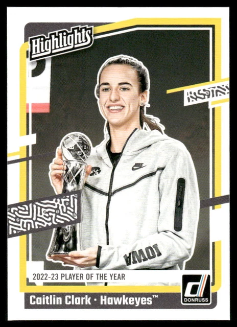 2024 PANINI CAITLIN Clark Collection #H13 Caitlin Clark Highlights EUR ...