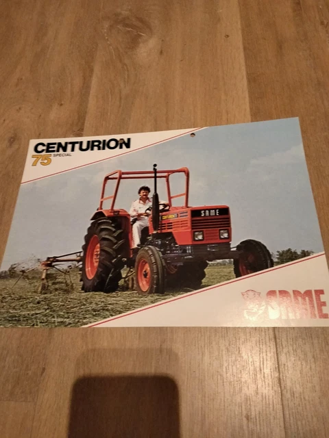 PROSPECTUS TRACTEUR SAME Centurion 75 Trattori Brochure Prospekt ...