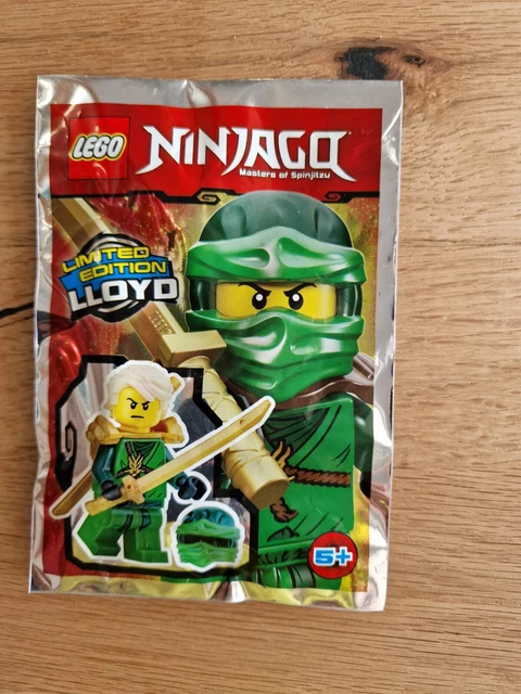 LEGO NINJAGO LIMITED EDITION Figure Lloyd MINIFIGURE ORIGINAL PACKAGING ...