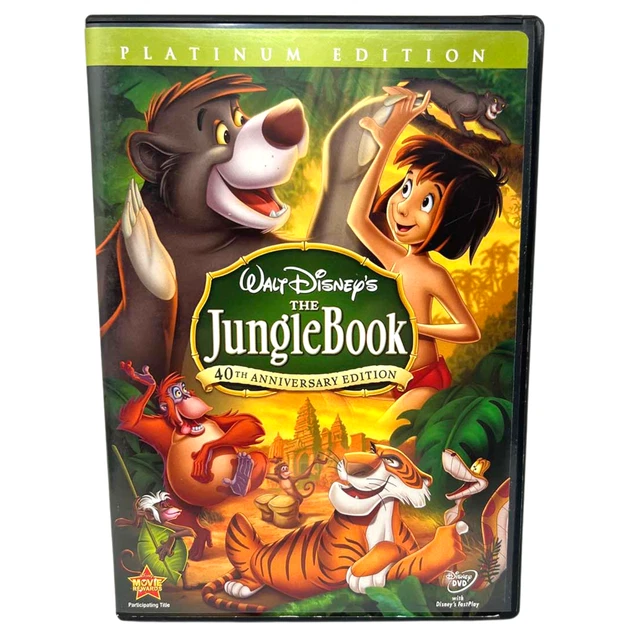 THE JUNGLE BOOK (DVD, 2007) Disney Classic Platinum Edition Good ...