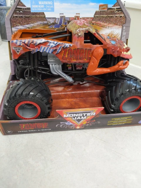 MONSTER JAM MONSTER Truck Red Zombie 1:24 Rare £23.00 - PicClick UK