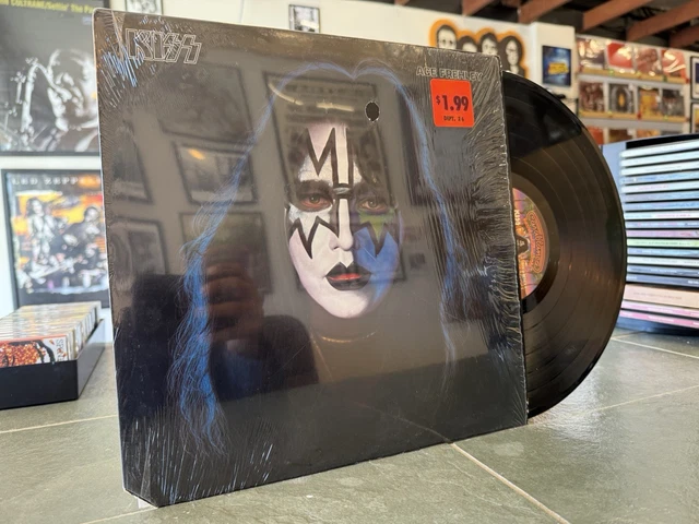 ACE FREHLEY - KISS 1978 US 1st Press in Shrink w/Inner Sleeve & Poster ...