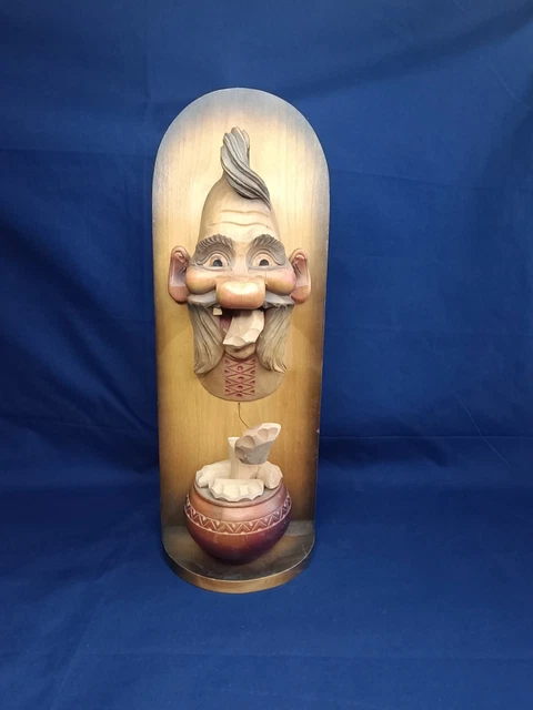 EXCLUSIVE UKRAINIAN WOOD Carving: Kozak Patsyuk with Varenyky (Handmade ...