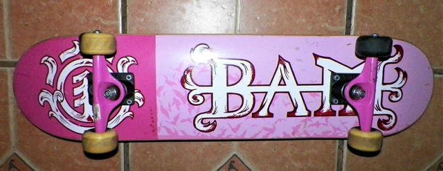 RARE ELEMENT BAM Margera HIM PINK 25th Anniversary Board COMPLETE!! EUR ...