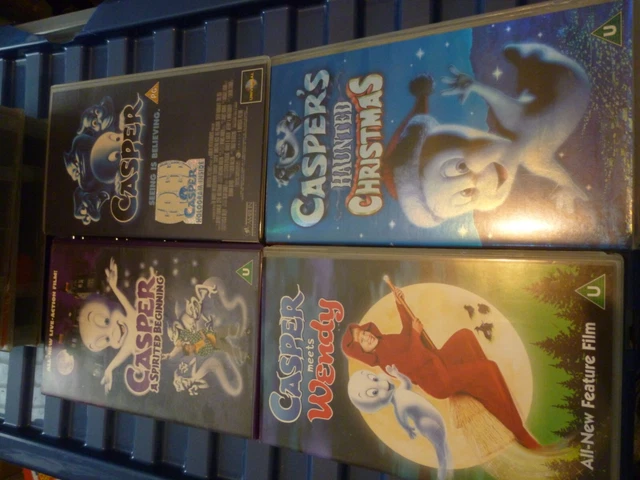 VINTAGE CASPER THE Friendly Ghost VHS Tapes plus 3 more bundle £2.28 ...