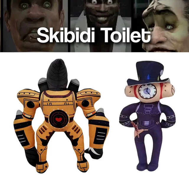 SKIBIDI TOILET PLUSH Toy Golden Titan Electric Drill King Clo Lady Kids ...