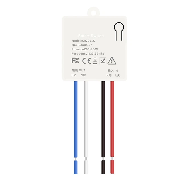 1527-433RF 40X40X2MM 433 MHz AC 80V-256V Fernbedienung Kabellos Stabil ... 1527-433RF 40X40X2MM 433 MHz AC 80V-256V Fernbedienung Kabellos Stabil ...