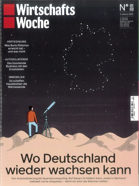 WIRTSCHAFTSWOCHE - 01/02-2025 vom 3. Januar 2025 - neu und ungelesen -100 Seiten EUR 2,35 ...