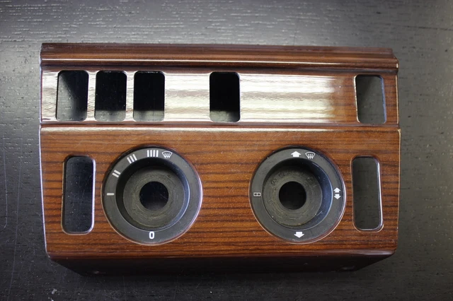 MERCEDES BENZ W124 S124 C124 Cover Heating Control Wood Zebrano Switch ...