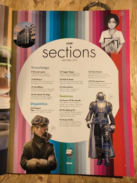 EDGE MAGAZINE CHRISTMAS 2019 #339 Subscriber (827) Death Stranding Iron ...