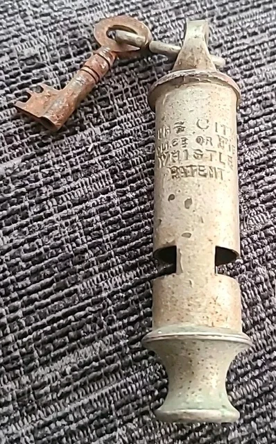 VINTAGE THE CITY Police Or Fire Whistle patent £3.20 - PicClick UK