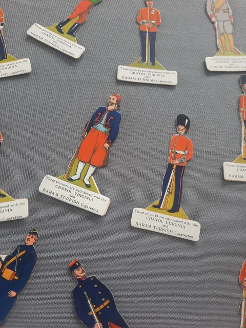 DRAPKIN - SOLDIERS and Their Uniforms die cut mixed L23/25 - Very Good ...