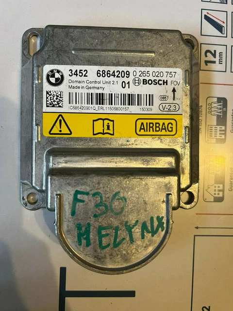 ***BMW F30 CENTER CONSOLE MAIN SRS MODULE CONTROL 3452 6864209 EUR 55 ...
