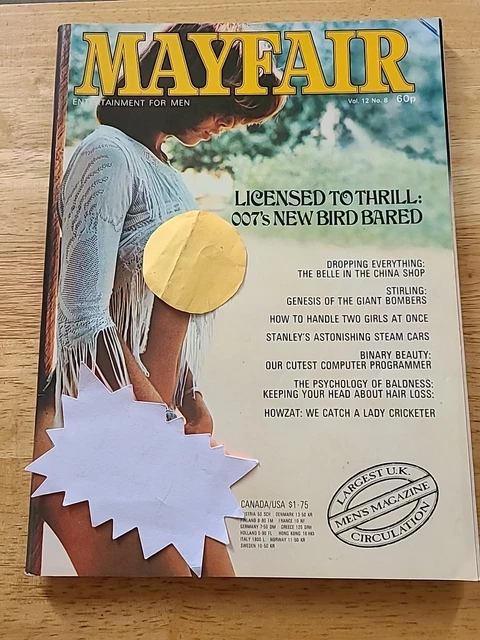MAYFAIR MAGAZINE VOL.12 No.8 (1977) Linda Quinn,Millicent Millichope,Anna Noble £31.92 - PicClick UK