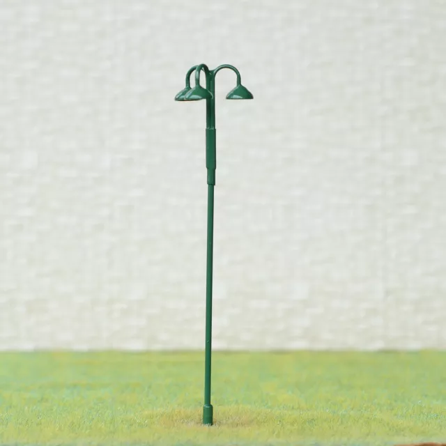 10 X OO / HO gauge LED street light model train railway path lamp post ...