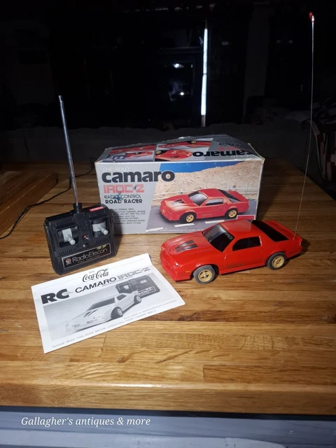 NOS COCA-COLA RC CAR Chevrolet Camaro IROC-Z SHINSEI Radio Elecon Japan ...