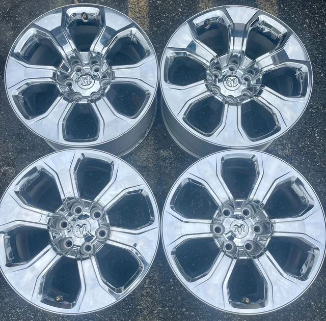 2019-2022 DODGE RAM 1500 Factory OEM 20" CHROME Wheels Rims Set of4 ...