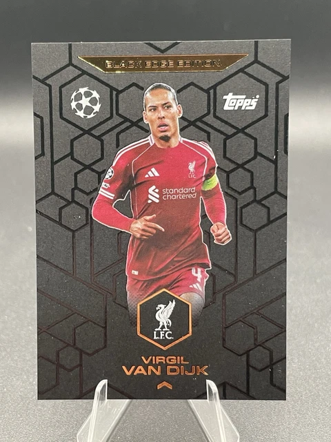 TOPPS - MATCH Attax 2025-26 - Black Edge No1 - Virgil van Dijk £2.63 - PicClick UK