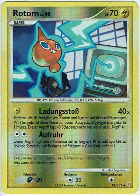POKEMON CARTE CARD Ultime Sieger Numéro 82/147 Rotom Reverse Holo ...