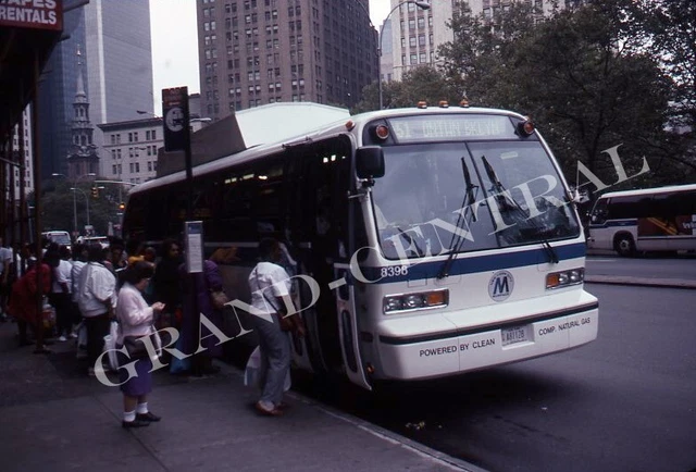 ORIGINAL 1992 NYCTA Mabstoa New York City Bus Slide Rts #8398 Manhattan ...