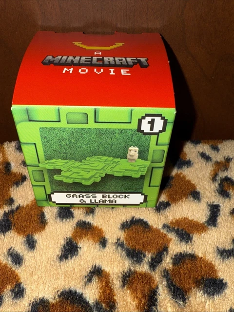 NEW IN BOX 2025 McDonald’s Minecraft Movie Happy Meal Toy #1 Grass ...