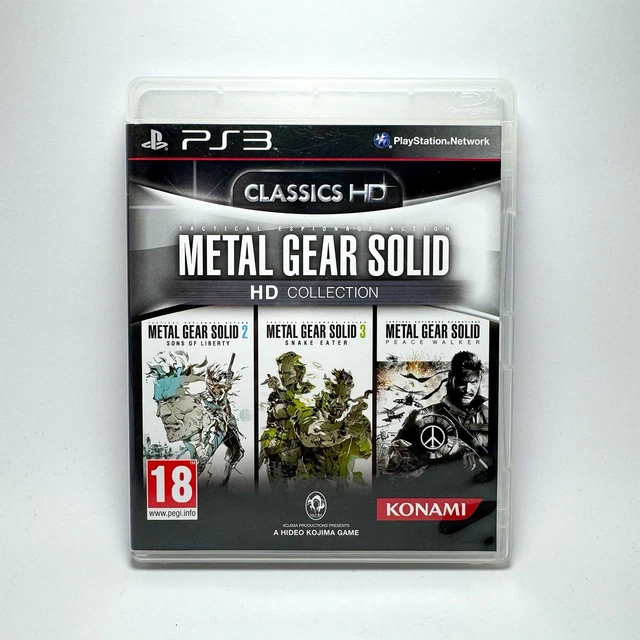 METAL GEAR SOLID Hd Collection Playstation 3 Ps3 Italien Classics Hd ...