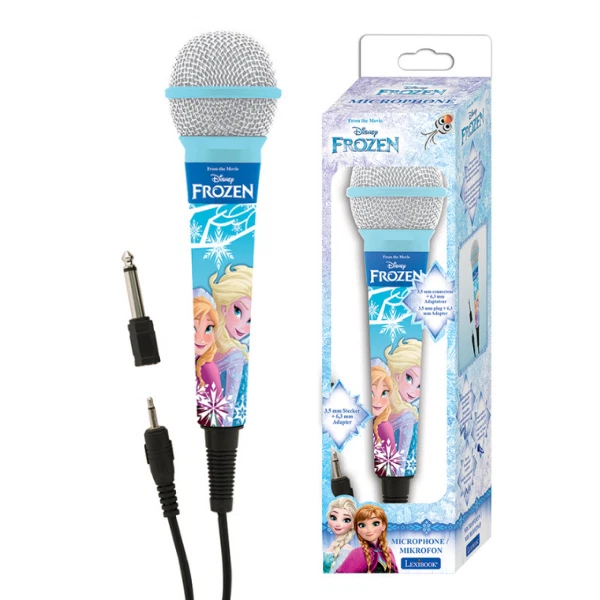 LEXIBOOK DISNEY FROZEN Dynamic Elsa Anna Kids Toy Microphone 3.5Mm ...