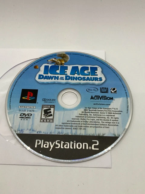 L'ERA GLACIALE DAWN of the Dinosaurs (PlayStation 2 PS2) SENZA ...
