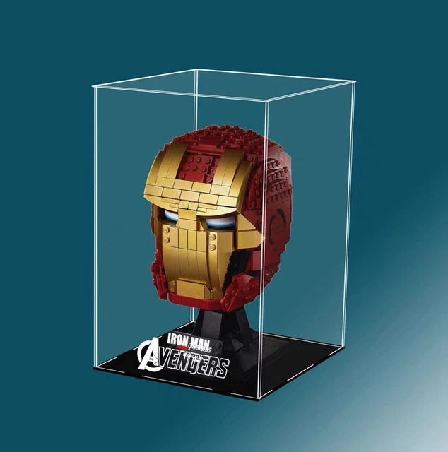 ACRYLIC DISPLAY CASE for Lego 76165 Iron Man With Engraved Logo $41.82 ...