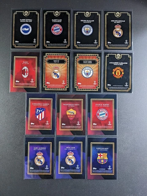 2023-24 TOPPS DECO UEFA KAKA/ERLING HAALAND/ALEJANDRO GARNACHO/JUDE ...