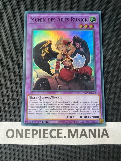 YU-GI-OH! MUNIN DES Ailes Runick TAMA-FR038 EUR 1,00 - PicClick FR