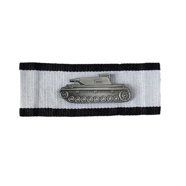 TANK PANZER SEW On Arm Military Badge Black Grey Meta WW2 Beige Black ...