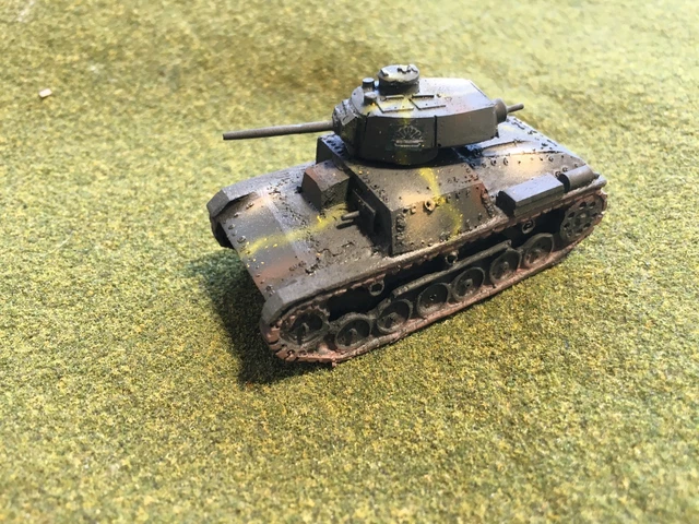 1/100TH (15MM) WWII Japanese Type 97 Shinhoto Chi-Ha Tank $5.99 - PicClick