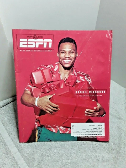 ESPN MAGAZINE DECEMBER 25 2017 Russell Westbrook £3.92 - PicClick UK