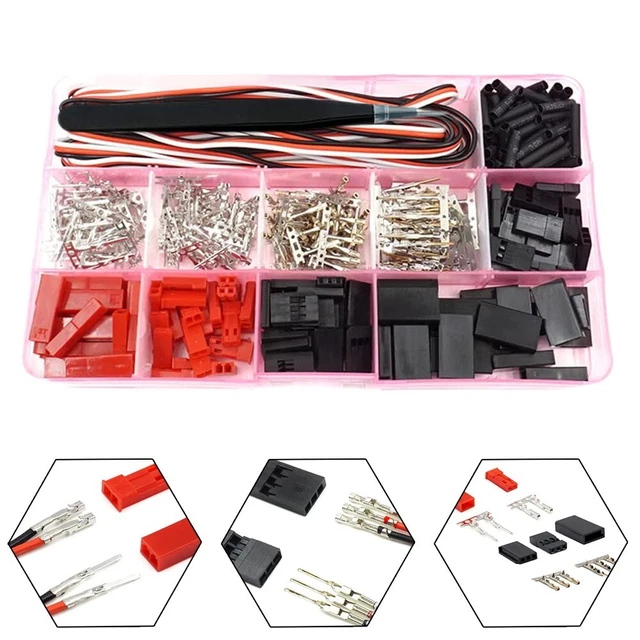 KIT DE CONNECTEURS de prises pratique de 40 ensembles compatible avec Futaba JR EUR 25,21 ...