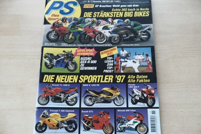 4) PS SPORT Motorrad 11/1996 - Honda SLR 650 mit 39PS - Wirklich gut ...