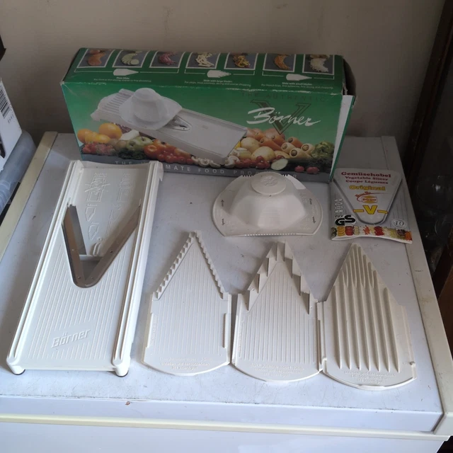 THE AUTHENTIC BORNER ‘V’ - The Ultimate Food Processor Food Slicer ...
